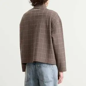 MKI MIYUKI ZOKU Seersucker Check Track Jacket