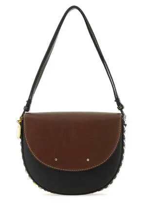 Stella McCartney Two-tone Alter Mat Medium Frayme Shoulder Bag - Multicolor