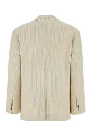Dries Van Noten Embroidered Cotton Blend Blazer - Multicolor