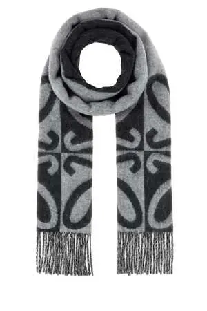 Loewe Two-tone Wool Blend Scarf