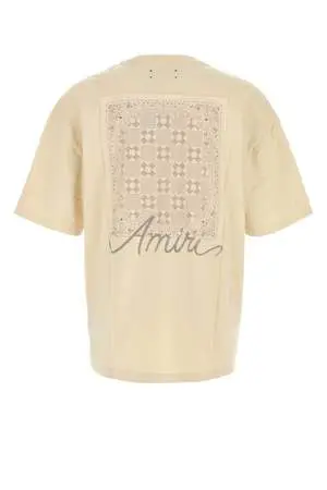 Amiri Sand Cotton Oversize T-shirt