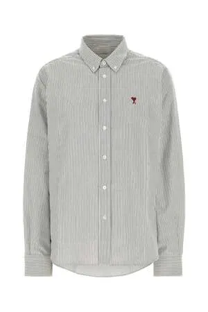 AMI Paris Embroidered Oxford Shirt