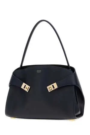 FERRAGAMO Salvatore Medium Hug Soft Shoulder Bag - Blue