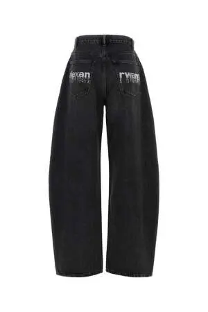 Alexander Wang Wide-leg Denim Jeans - Black