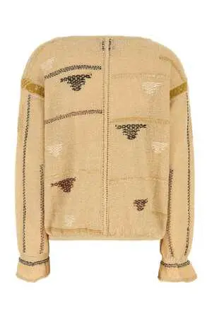 Isabel Marant Étoile Embroidered Linen Blend Sweater