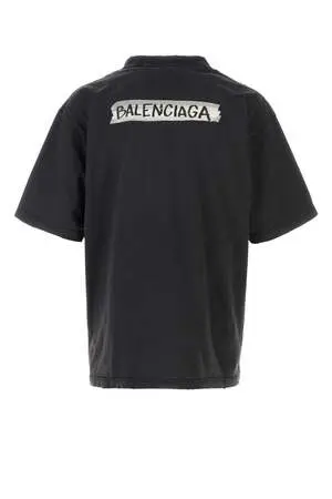 Balenciaga Slate Cotton T-shirt