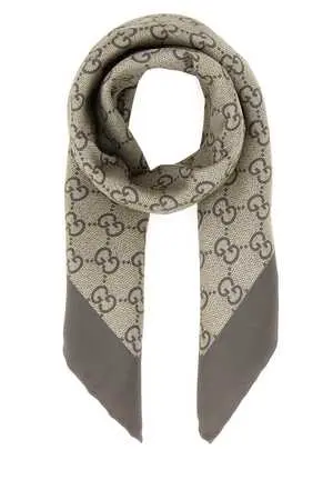 GUCCI GUCCI Printed Silk Foulard