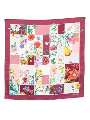 Gucci Printed Silk Foulard - Multicolor