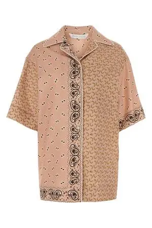 PALM ANGELS Palm Angels Banana And Paisley Print Shirt
