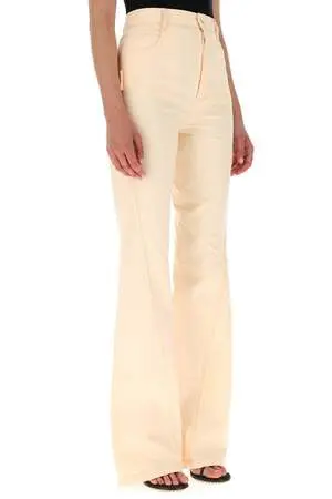 Bottega Veneta Cotton Wide Leg Trousers