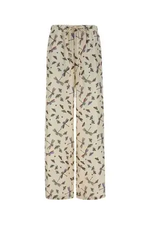 Gucci Printed Silk Pyjama Pants - Multicolor