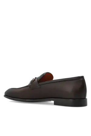 FERRAGAMO Foster Loafers With Horsebit Buckle - Brown