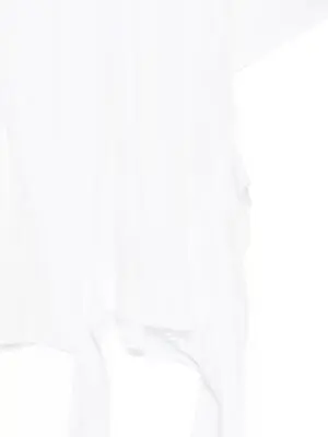 LIMI FEU Asymmetric Jersey T-shirt - White
