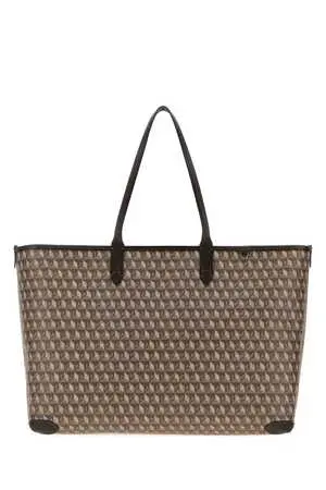 ANYA HINDMARCH Printed Canvas Shopping Bag