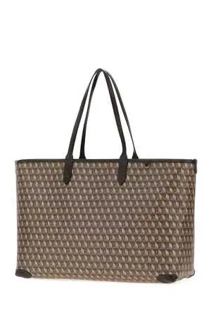 ANYA HINDMARCH Printed Canvas Shopping Bag