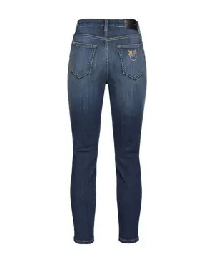Pinko Sabrina Cropped Skinny Jeans - Blue