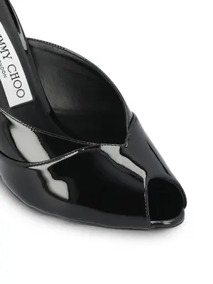 JIMMY CHOO Brigitte Slip-on Mules - Black