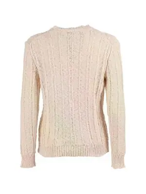 BALLANTYNE Raw Diamond Cable-knit Sweater