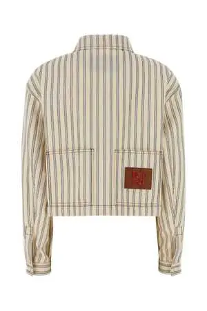 Fendi Embroidered Denim Jacket