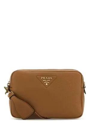 Prada Leather Crossbody Bag - Brown