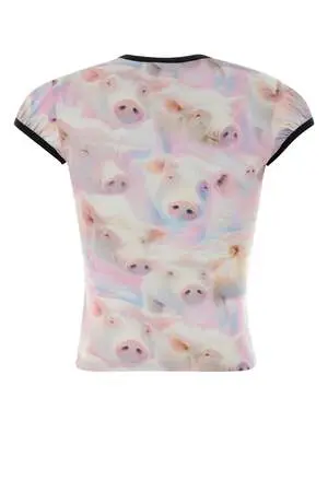DIESEL® Printed Stretch Jersey T-shirt - Multicolor