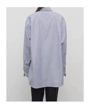 THE ROW Ment Striped Shirt