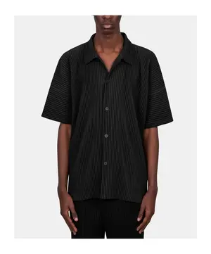 Issey Miyake Homme Plissé Monthly Colors May Pleated Shirt - Black