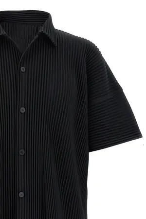 Issey Miyake Homme Plissé Monthly Colors May Pleated Shirt - Black