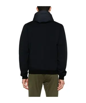 MOORER Callum-tz Hooded Bomber Jacket - Black