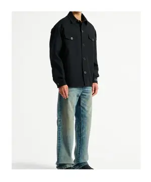 Balmain Wool Twill Overshirt