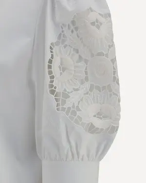Valentino Garavani Embroidered Poplin Shirt