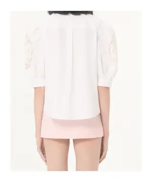 Valentino Garavani Embroidered Poplin Shirt