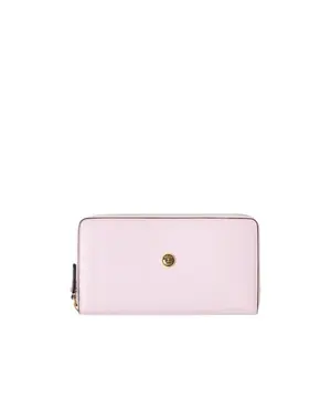 Versace Emblème Zipped Wallet - Pink