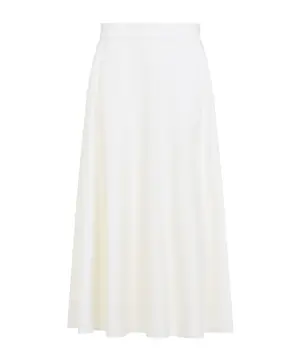 Ralph Lauren Button-down Skirt With Pleated Hem