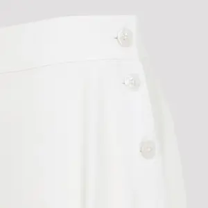 Ralph Lauren Button-down Skirt With Pleated Hem