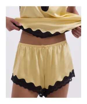 ROTATE BY BIRGER CHRISTENSEN Lace-trim Bow-detail Shorts