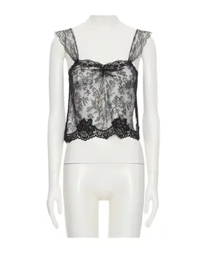 Valentino Garavani Sleeveless Lace Top