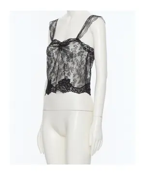 Valentino Garavani Sleeveless Lace Top