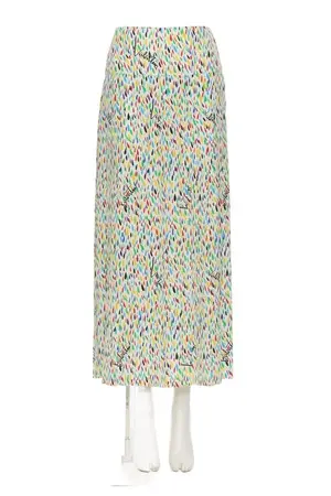 Valentino Garavani Patterned Midi Skirt