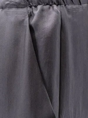 ALYSI Drawstring Wide-leg Pants - Grey