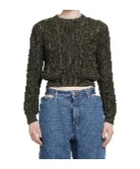 JIL SANDER Open-back Cable-knit Sweater