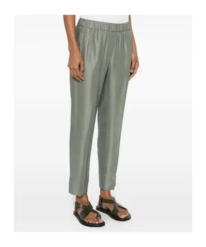 Peserico Elasticated Waistband Tapered Trousers