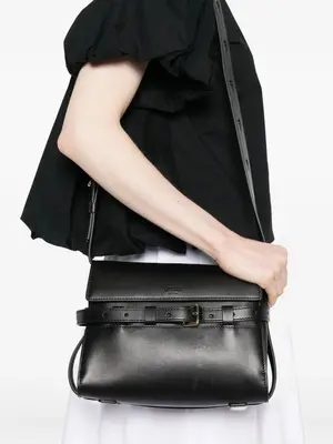 Moschino Buckle-strap Crossbody Bag