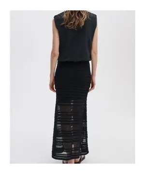 RAG  BONE Rag & Bone Ribbed Midi Skirt