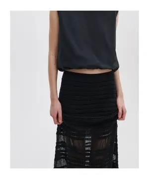 RAG  BONE Rag & Bone Ribbed Midi Skirt