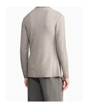 Giorgio Armani Chevron Knit Jacket