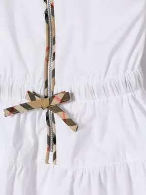 Burberry Sleeveless Zip-up Cotton Dress