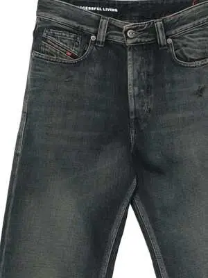 DIESEL® 1988 D-ark Distressed-finish Straight-leg Jeans
