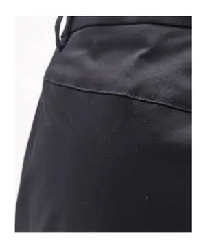 Aspesi Tailored Straight Leg Pants With Slit Hem