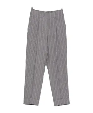 Peserico Pinstripe Pleated Trousers